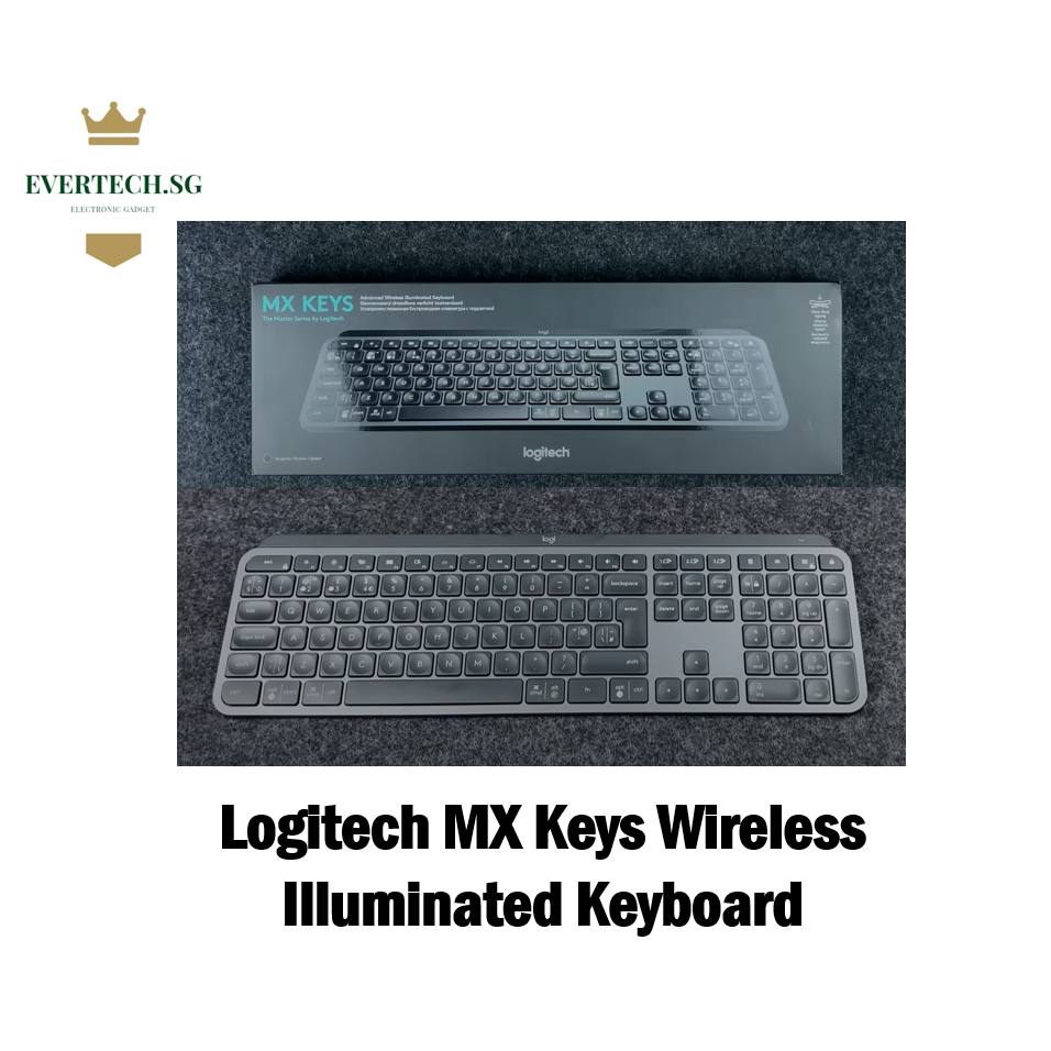 Logitech MX Keys Advanced Wireless Illuminated Keyboard | Shopee Singapore