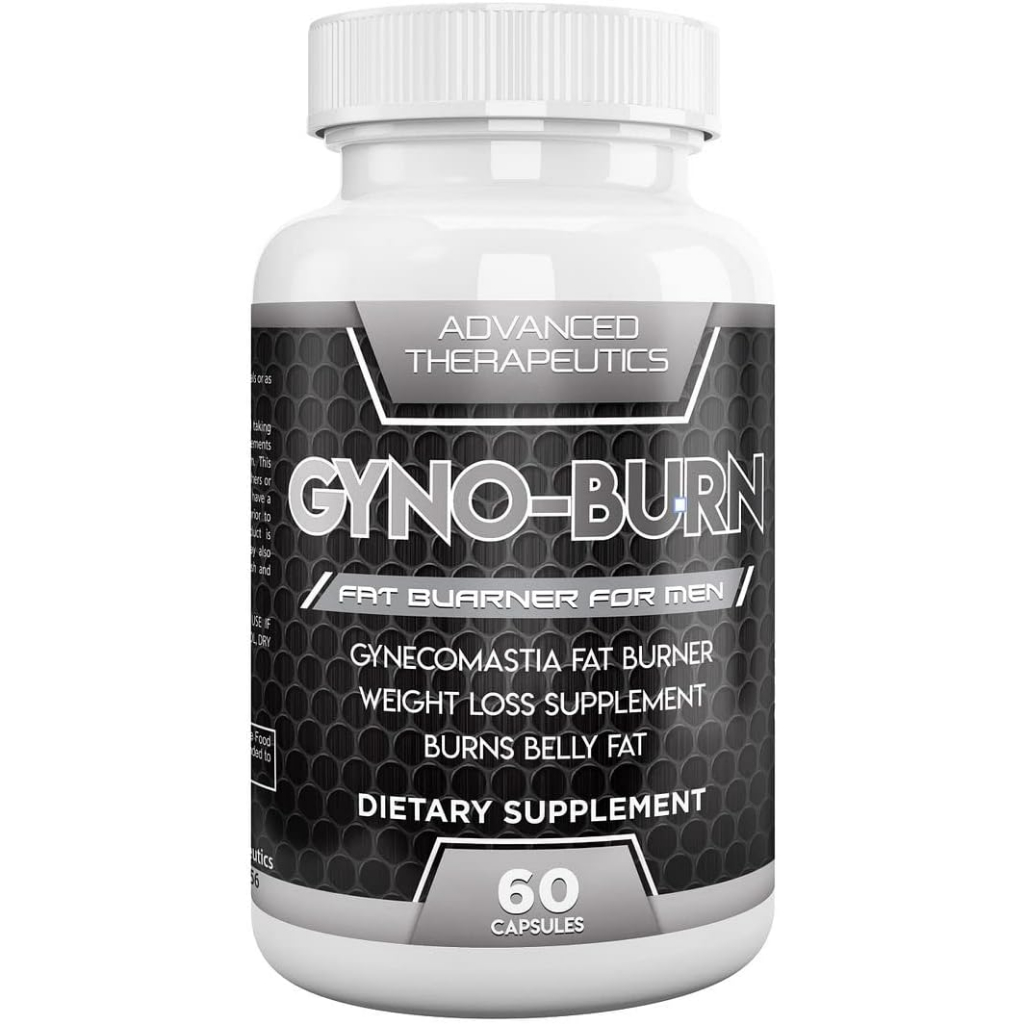 Gyno-Burn Pills 60 Capsules Male Chest Fat Burner Reduces Breast Fat ...
