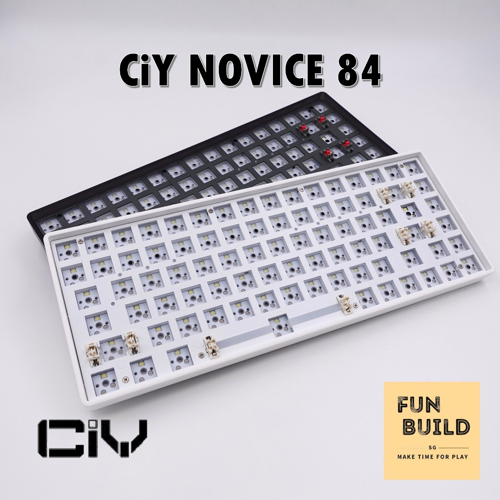 CiY Novice 84 Mechanical Keyboard Barebones Kit [upgraded version of ...