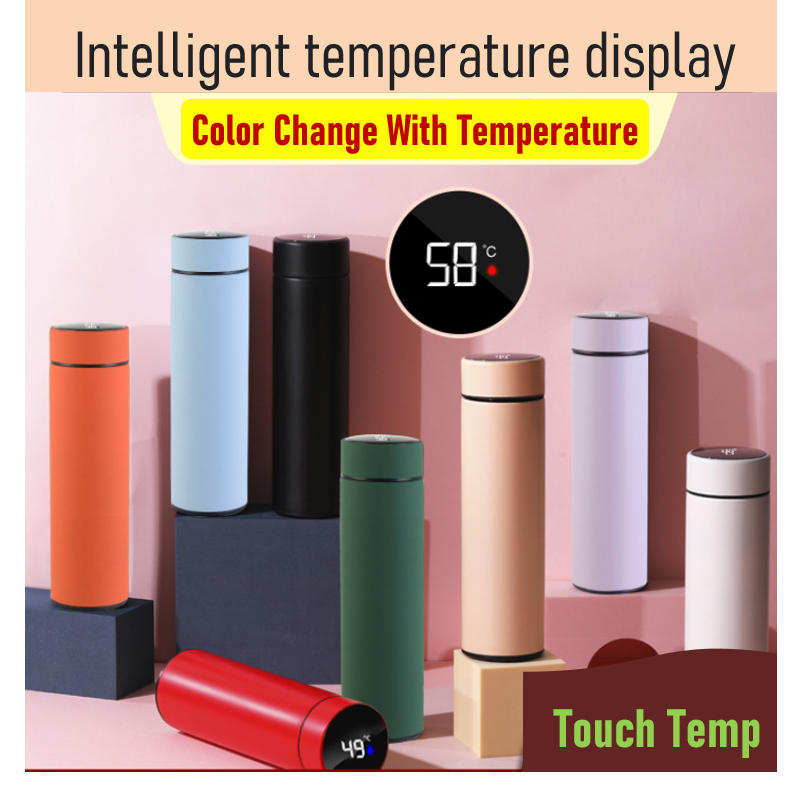 [sg Seller] Thermos Flask Smart Led Temperature Display 500ml Thermos
