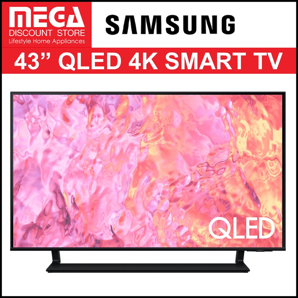 SAMSUNG QA43Q60CAKXXS 43" QLED 4K Q60C SMART TV | Shopee Singapore