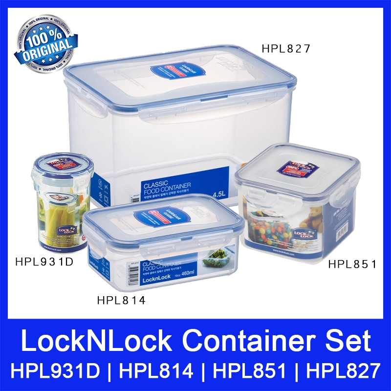 LockNLock Container Set. Contains HPL931D | HPL814 | HPL851 | HPL827 ...