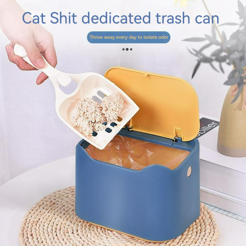 [sg stock]Cat Poop Waste bin/dustbin/Trash Bins/Garbage Recycling Bin ...