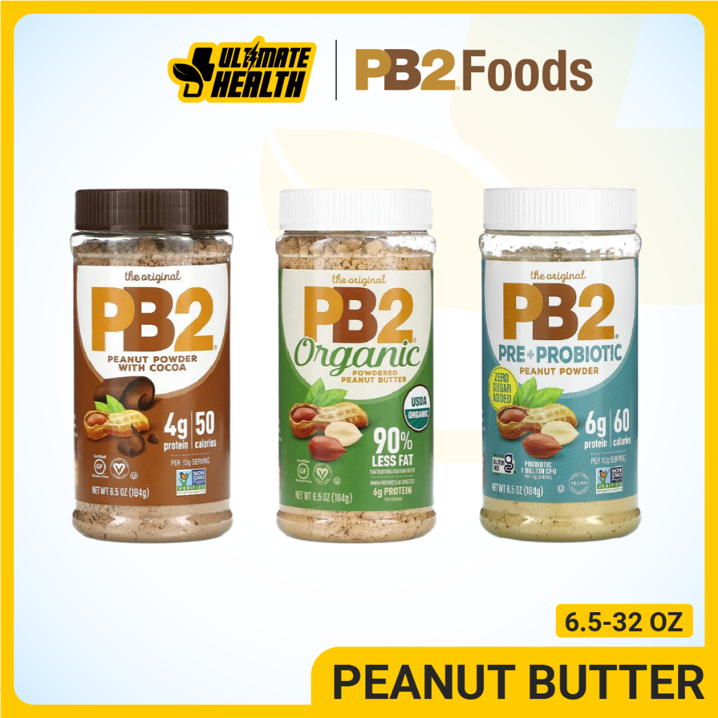 PB2 Foods, The Original PB2, Powdered Peanut Butter, Original, 6.5 oz ...