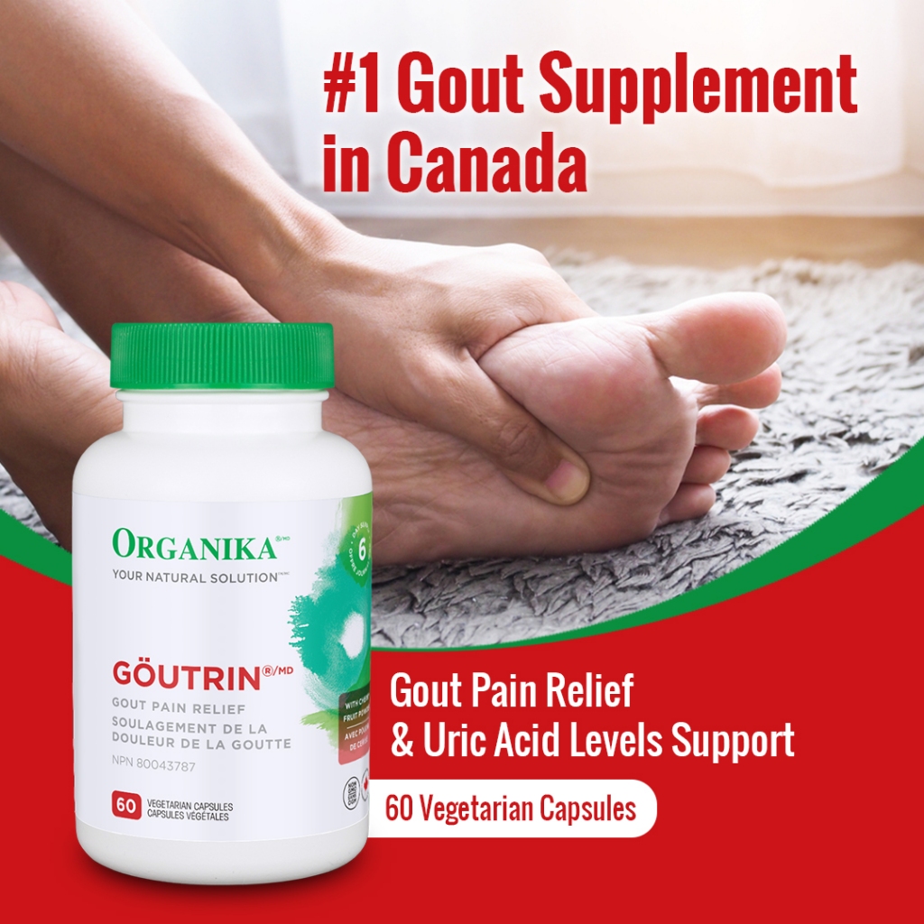 Goutrin Gout Supplement - Lower Uric Acid Gout Control Relief Gout Pain ...