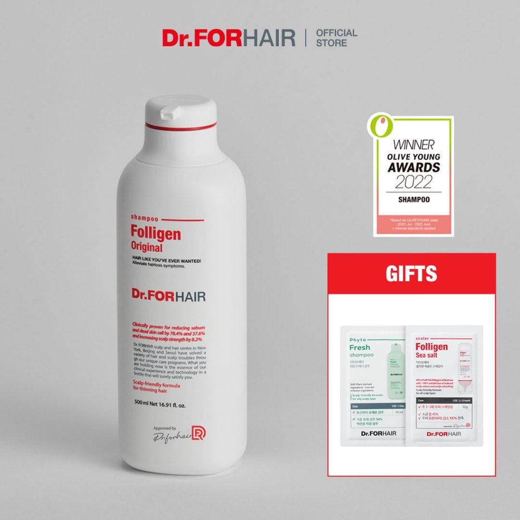 [Dr.FORHAIR] Folligen Original Shampoo 500ml | Shopee Singapore