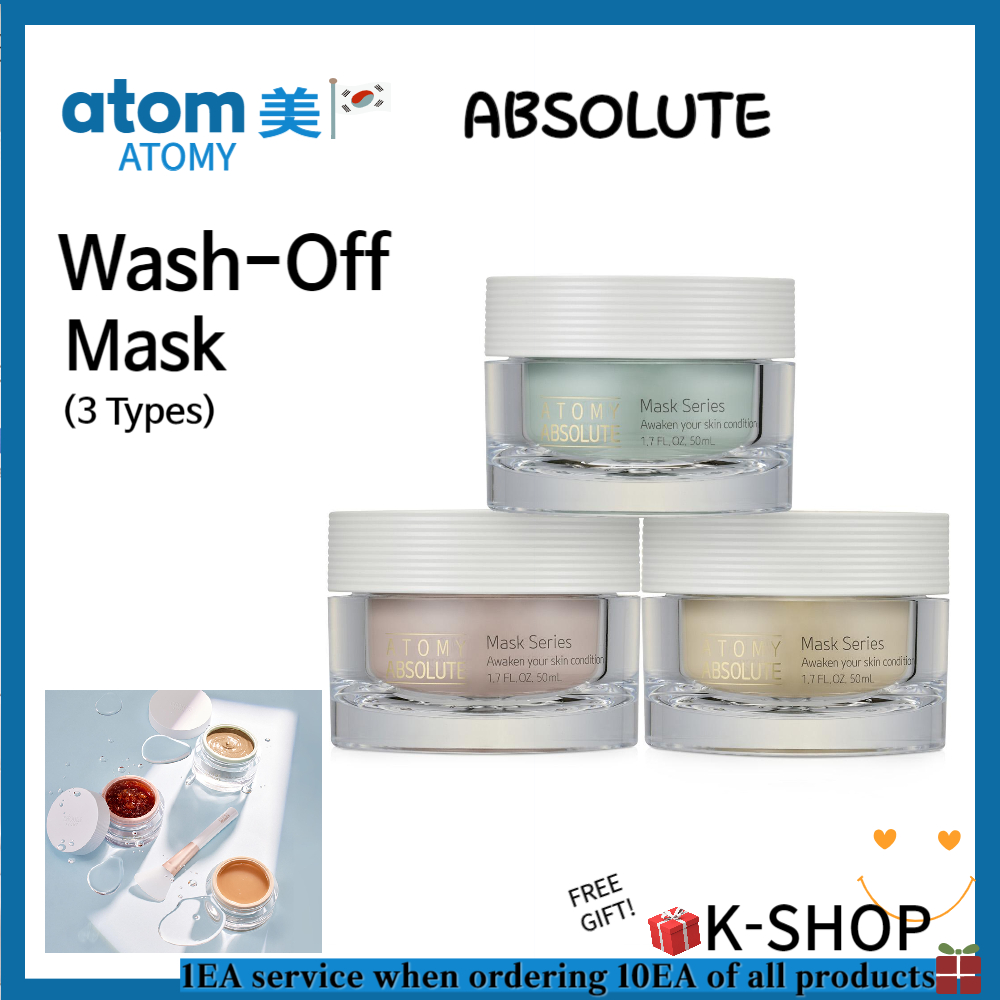 ATOMY Absolute Wash-Off Mask (3 Types) | Shopee Singapore