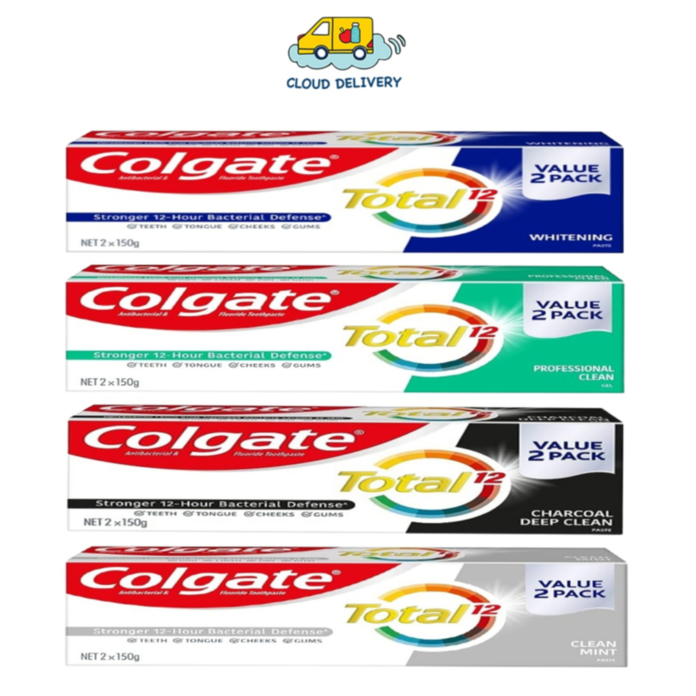 Colgate Toothpaste Total 12 Twin Pack (2 x 150g) | Shopee Singapore
