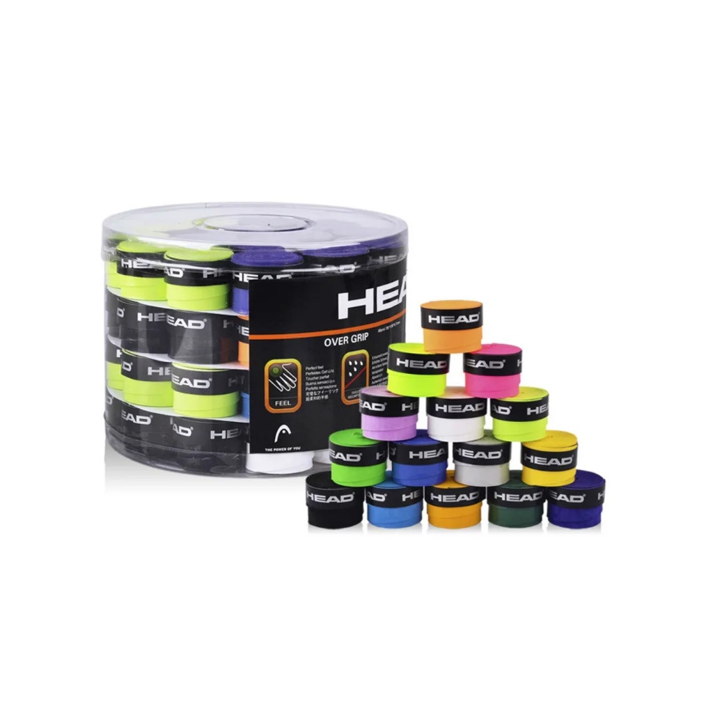 Head Tennis Squash Badminton Dry Overgrip (5 Pieces) | Shopee Singapore