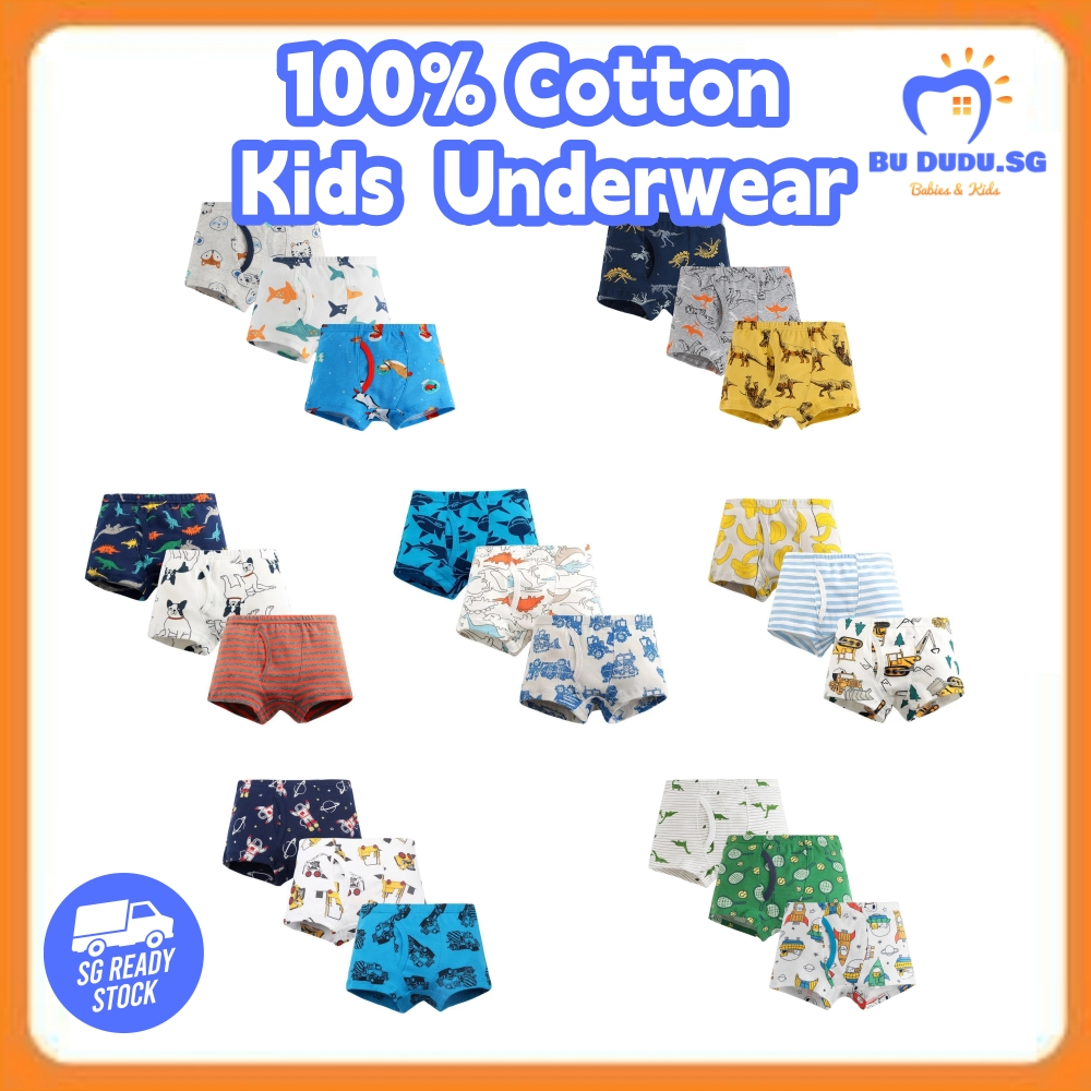 [SG] Wholesale 100% cotton Kids boys underpants Toddlers Boy Underwear ...