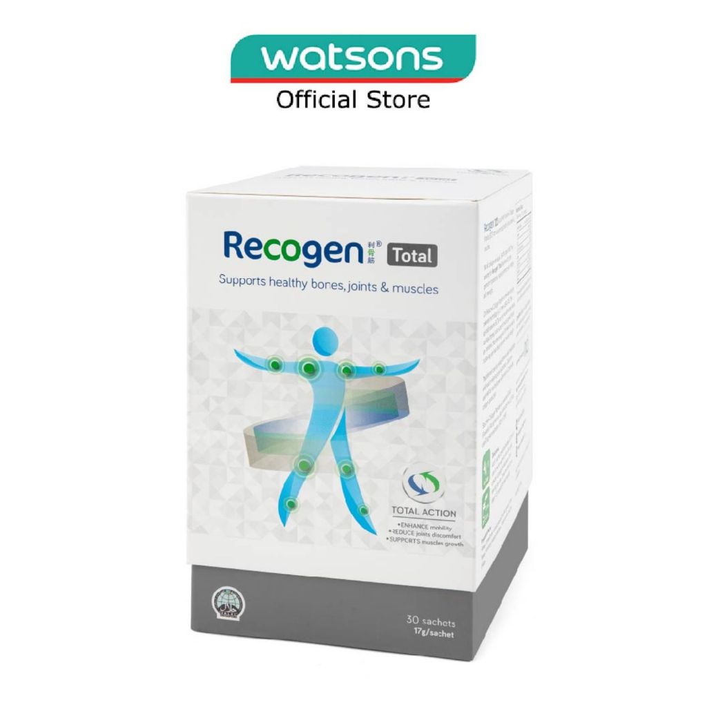 RECOGEN Total Sachet (Reduce Joints Discomfort Support Muscle Growth ...