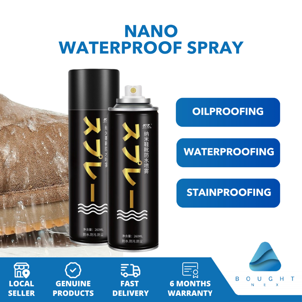 Nano Waterproof Spray 260ml - Anti Dust, Water Repellent Sneaker ...