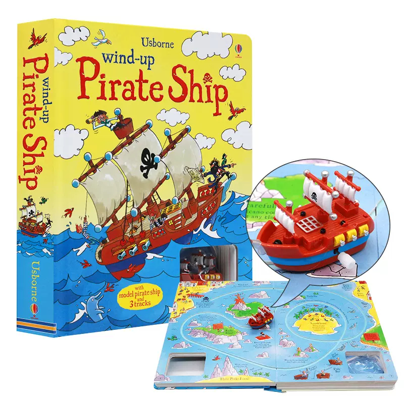 Usborne Wind-up Pirate Ship | Shopee Singapore