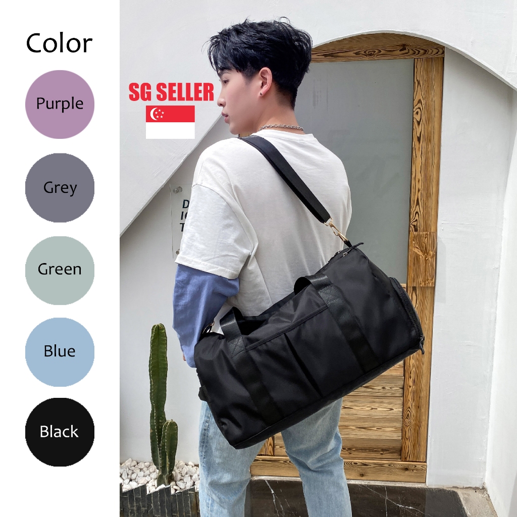 [SG SELLER] Water Resistant, Large Capacity, Shoe Compartment Duffel ...