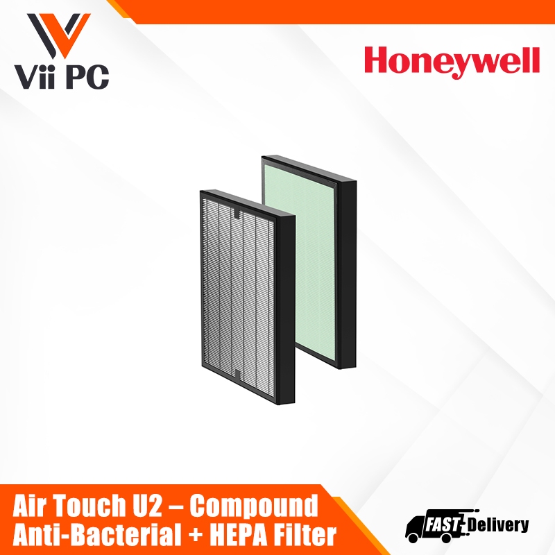 Honeywell Air Touch U2 Air Purifier – Compound Anti-Bacterial + HEPA ...
