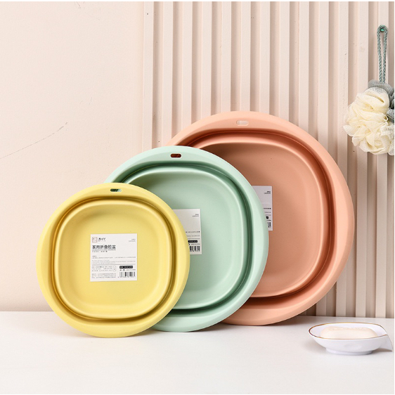 Foldable washbasin Household face wash basin Portable laundry basin ...