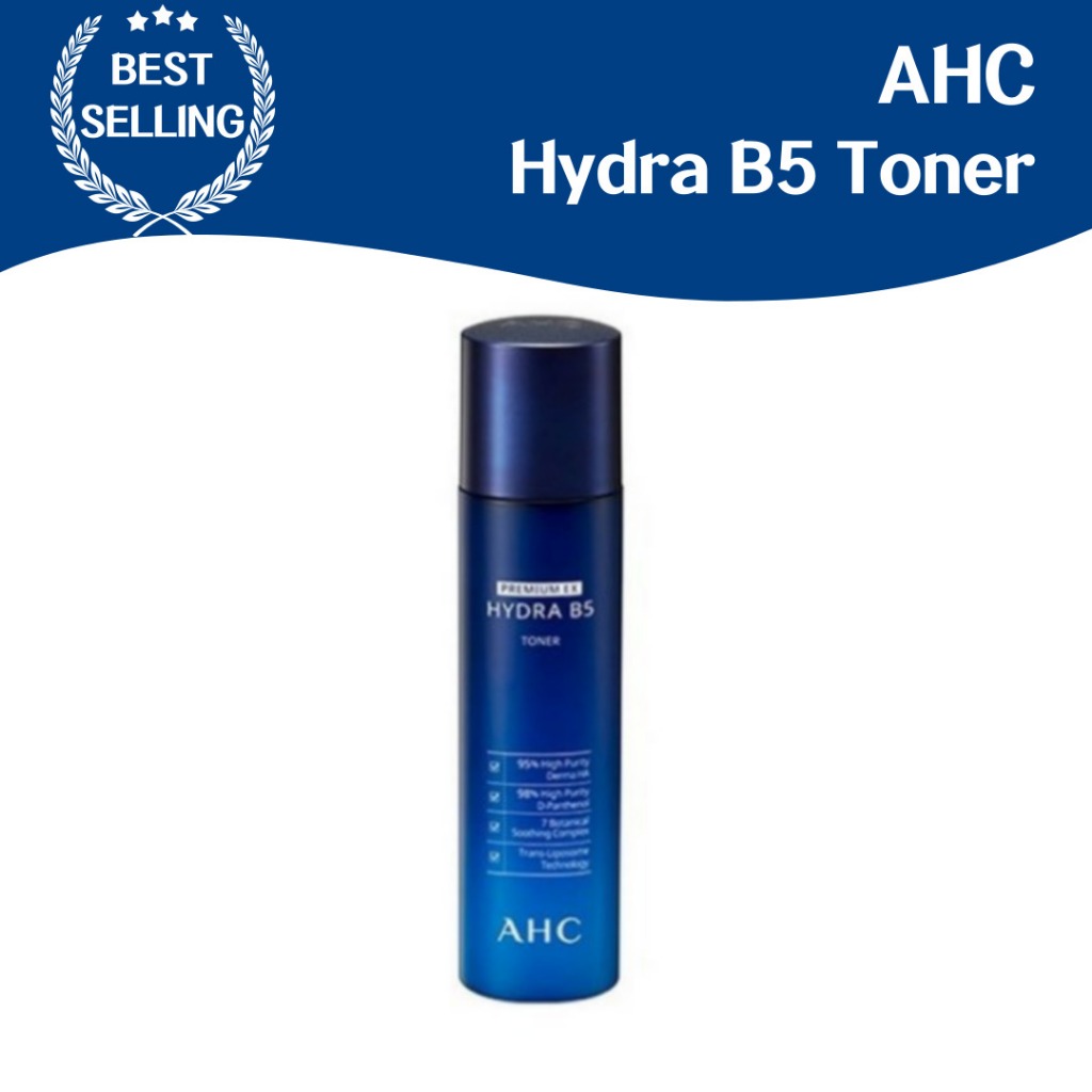 AHC Premium EX Hyder B5 Toner 140 ml Moisturizing Skin Hyaluronic Acid Oil Moisturizing ...