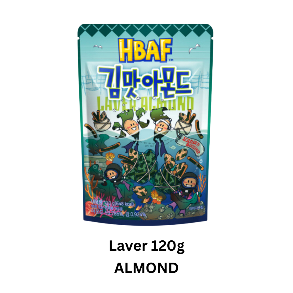 [SG Stock] HBAF Almonds 120g Honey Butter / Wasabi / Baked Corn / Garlic Bread / Caramel ...