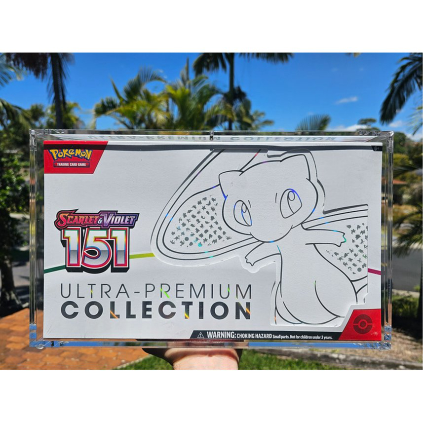 Acrylic Case for 151 UPC ONLY Pokemon TCG Ultra Premium Collection ...