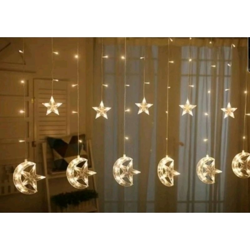 【READY STOCK!!】3M by 1M 8 Mode Decorative LED Lights for Hari Raya ...