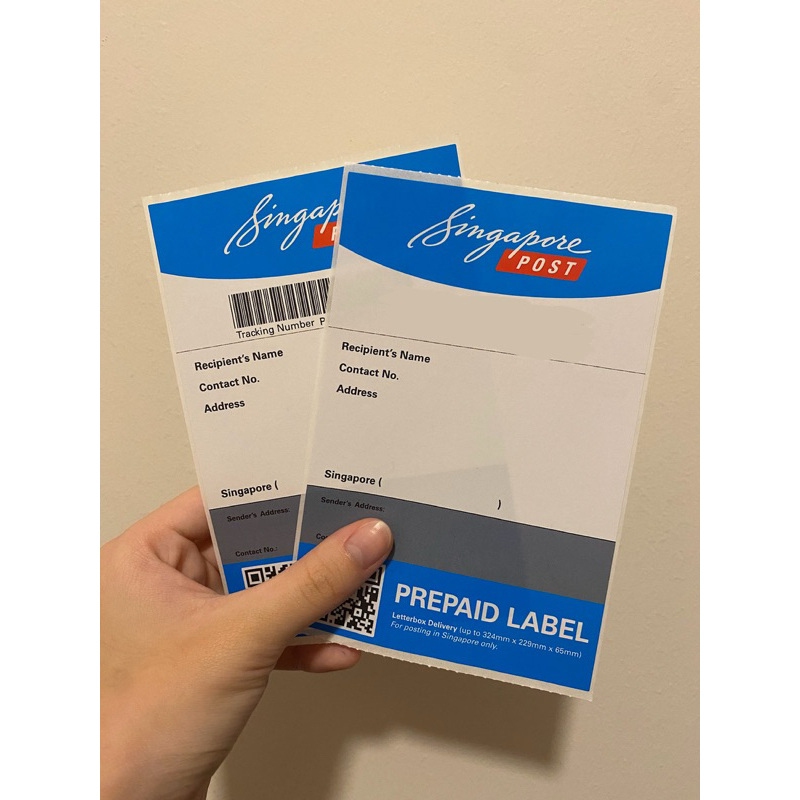 [CHEAPEST PRICE] singpost prepaid label basic package | Shopee Singapore