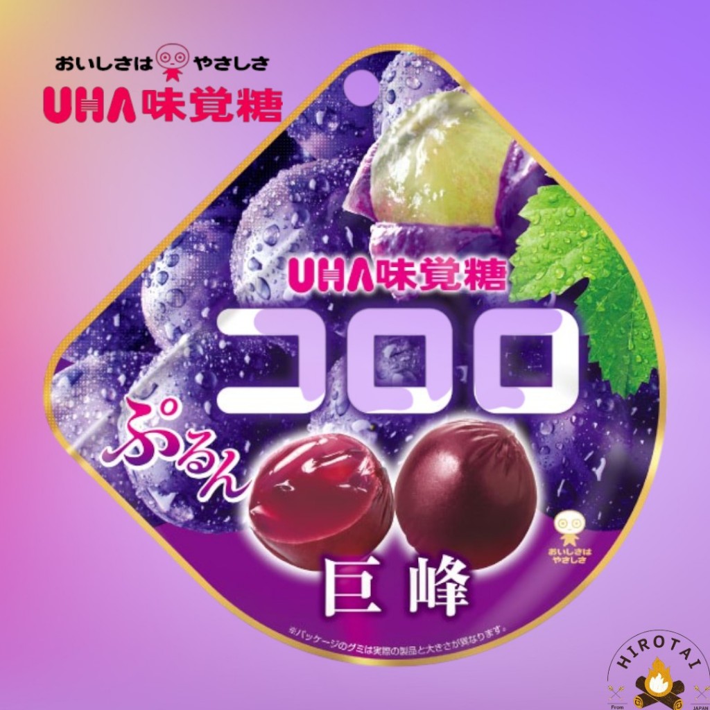 UHA Mikakuto CORORO Grape Gummies - Juicy & Chewy Delight 【48g】 | Shopee Singapore
