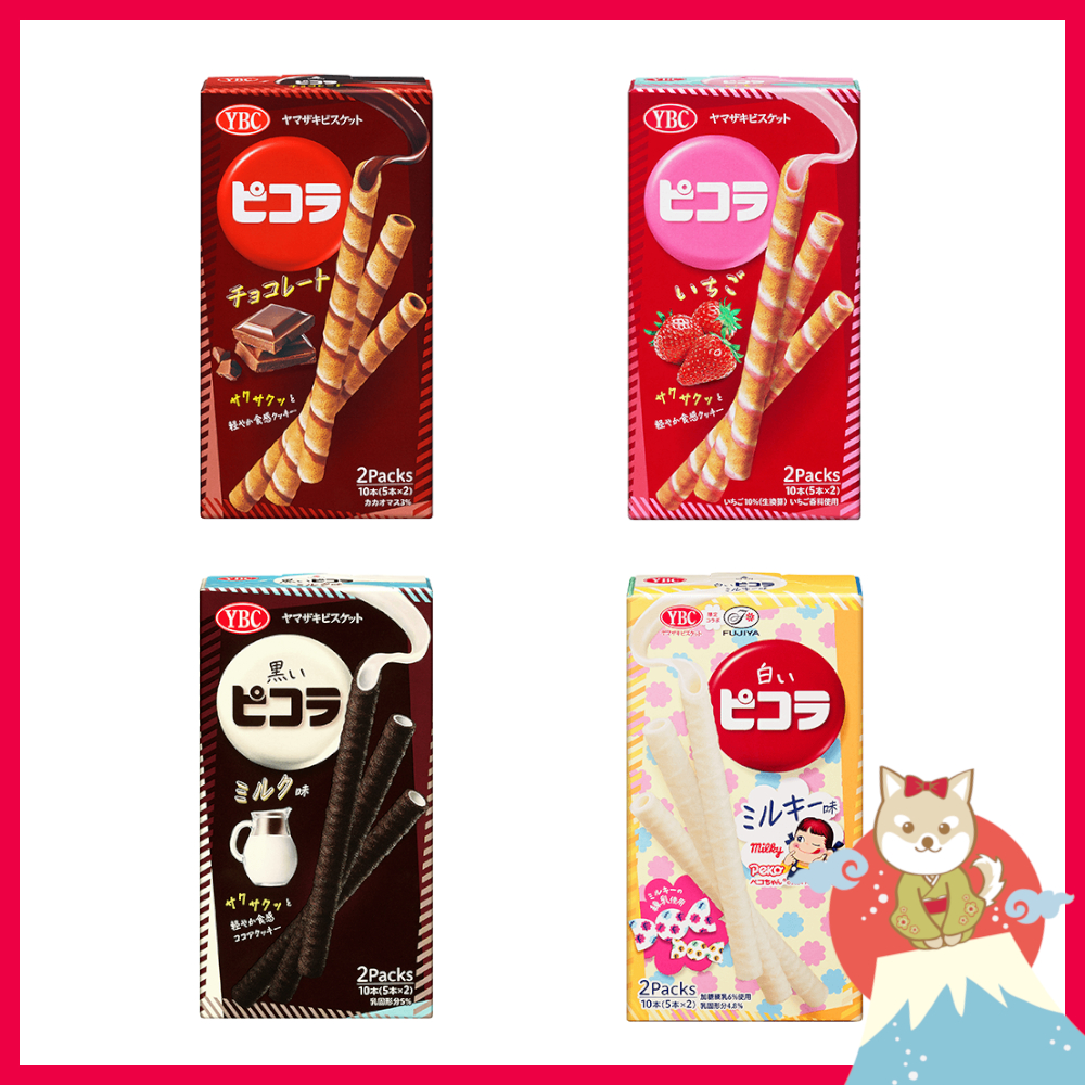 Yamazaki Biscuit YBC Picola Japanese Snacks / Chocolate / Strawberry ...