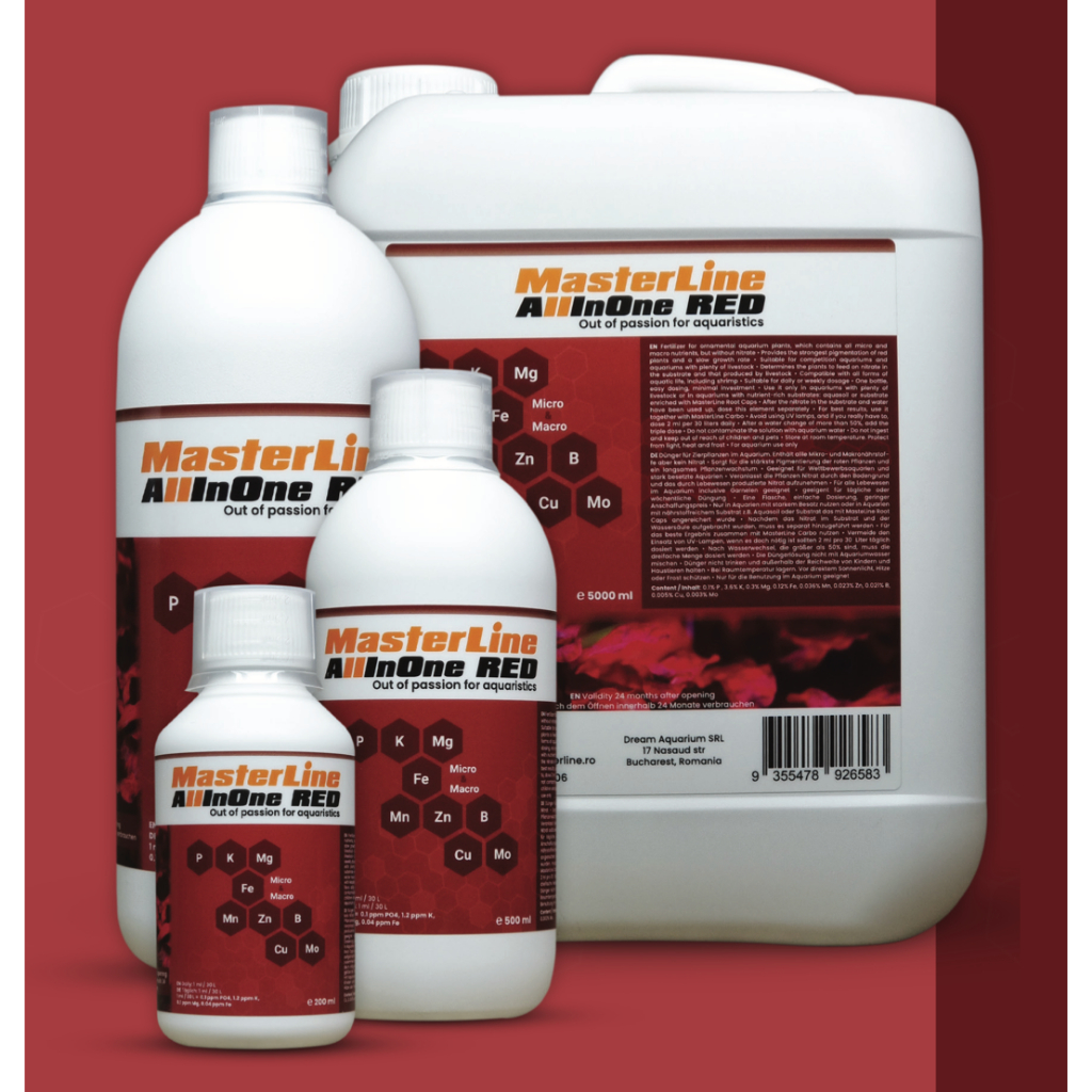 MASTERLINE ALL IN ONE RED LIQUID FERTILIZER FOR AQUARIUM PLANTS ...