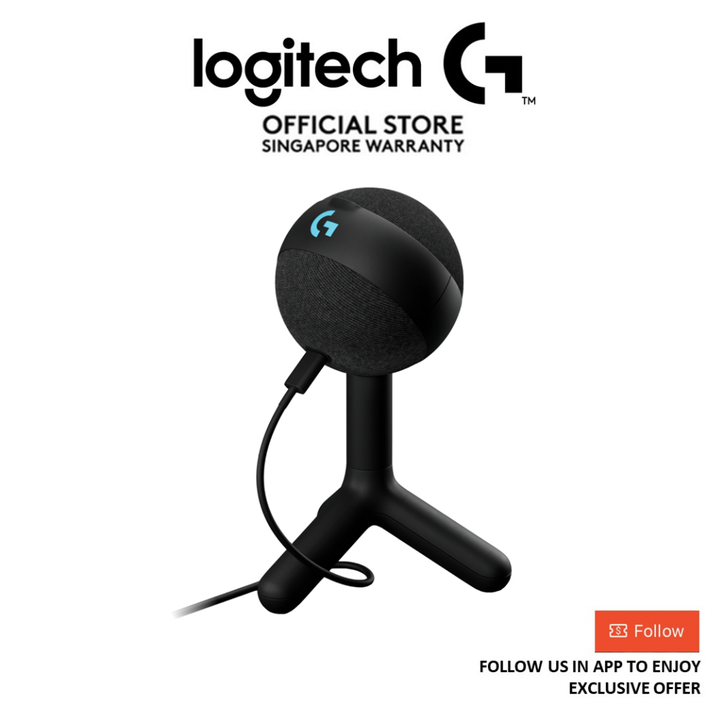Logitech Yeti Orb Rgb Gaming Microphone Black | Shopee Singapore
