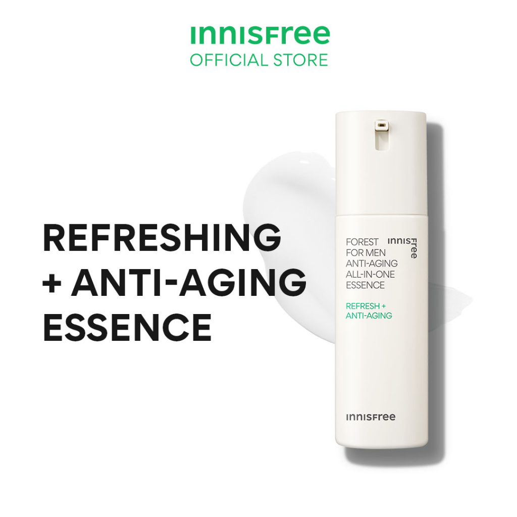 INNISFREE Forest For Men Anti-Aging All-In-One Essence 100ml | Shopee ...