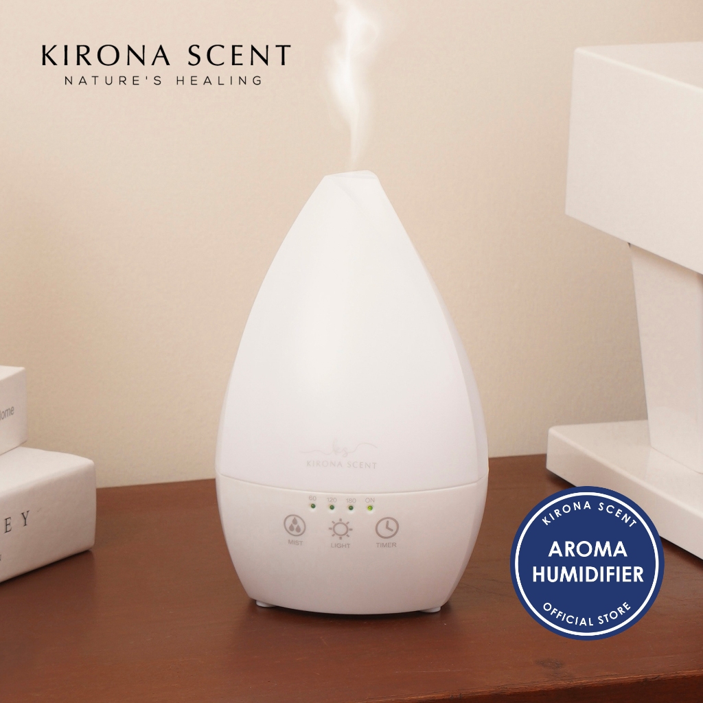 [KIRONA SCENT] 200ML Edge Aroma Diffuser (White) | Ultrasonic ...