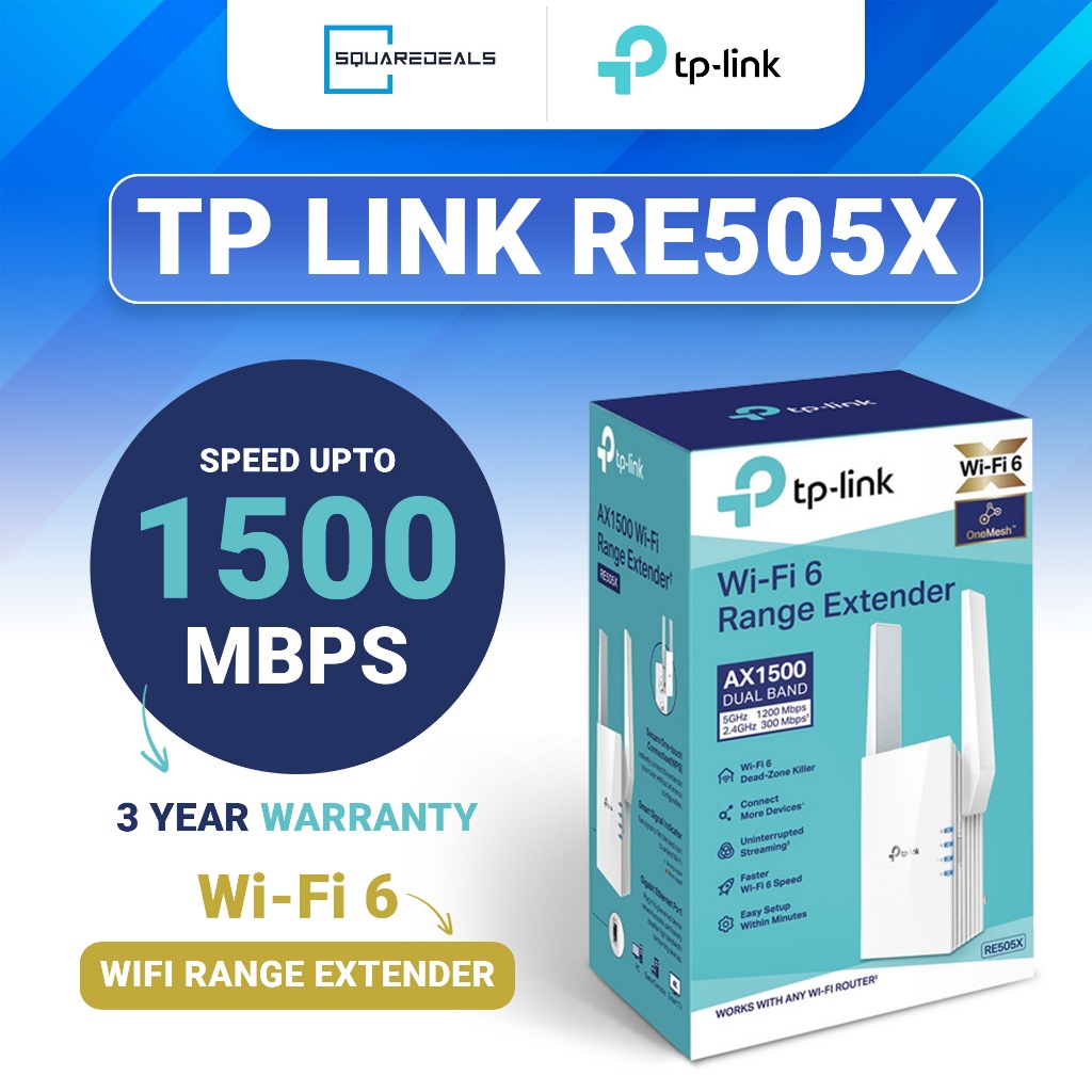 TP Link RE505X RE605X RE705X Wireless WiFi Dual Band Range Extender ...