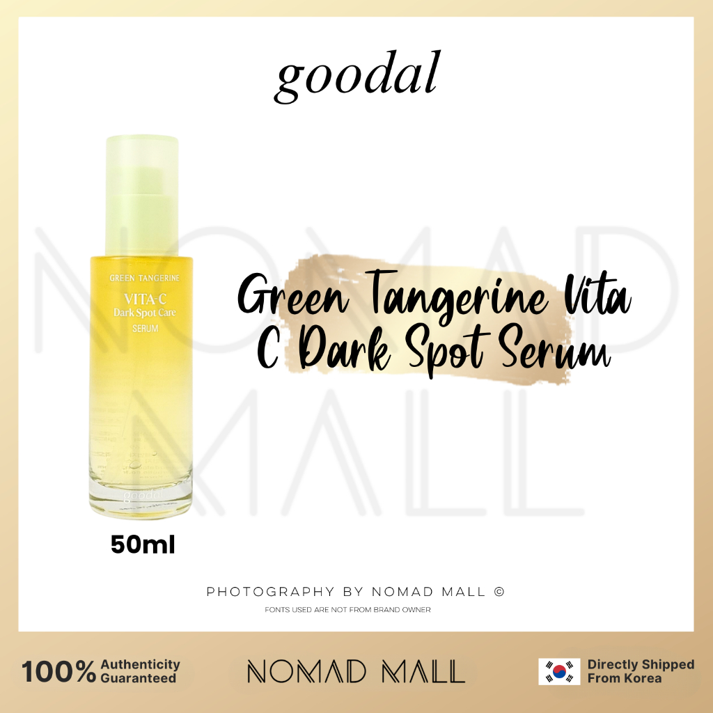 [GOODAL] Green Tangerine Vita C Dark Spot Serum 50ml | Shopee Singapore