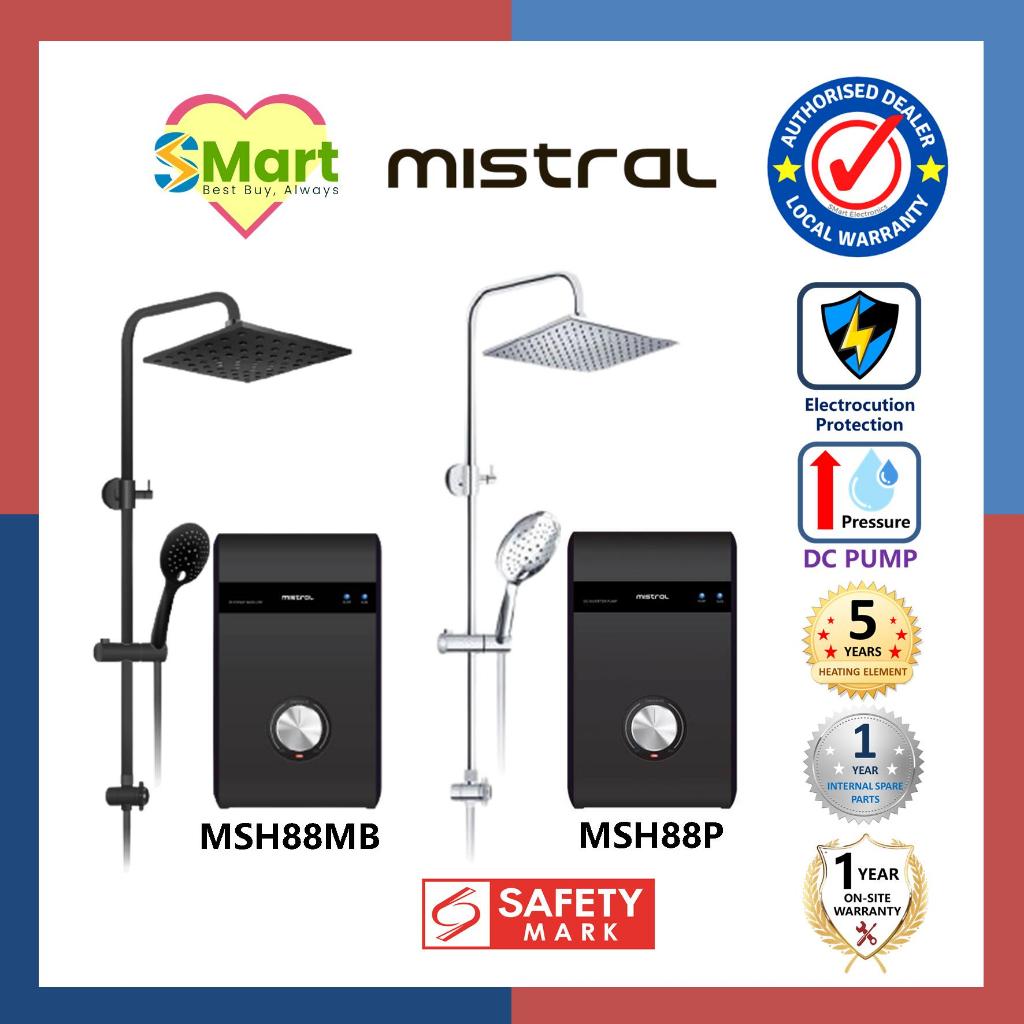Mistral Instant Water Heater with Rain Shower & DC Pump [MSH88P ...