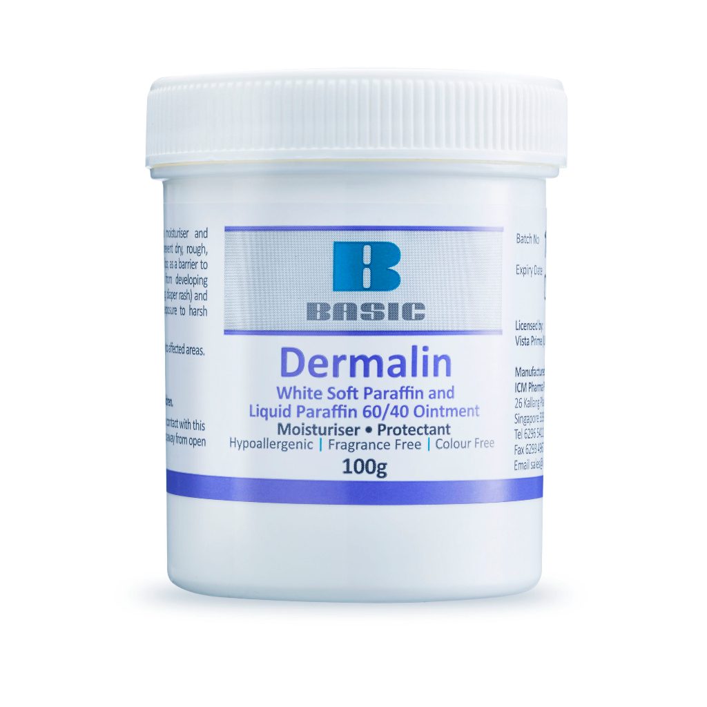 ICM Pharma BASIC Paralin / Dermalin (White Soft Paraffin) 100g | Shopee ...