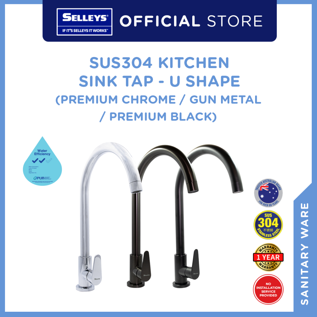 SUS304 Kitchen Sink Tap - U Shape | Shopee Singapore
