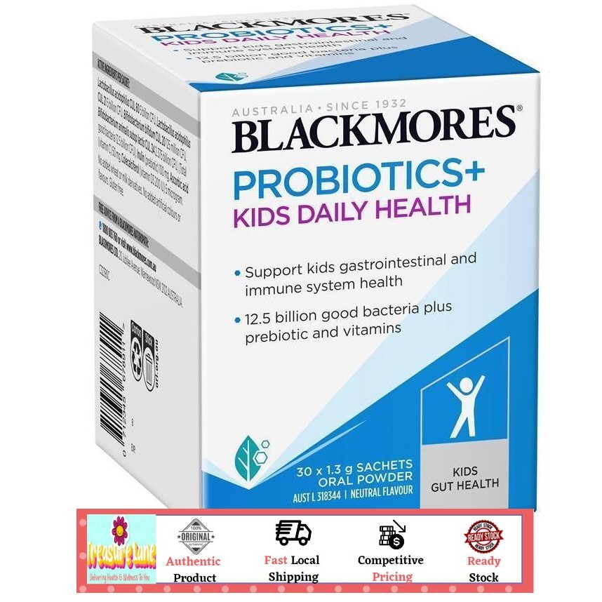 Blackmores Probiotics+ Kids Daily Health Powder 30 Sachets | Shopee ...
