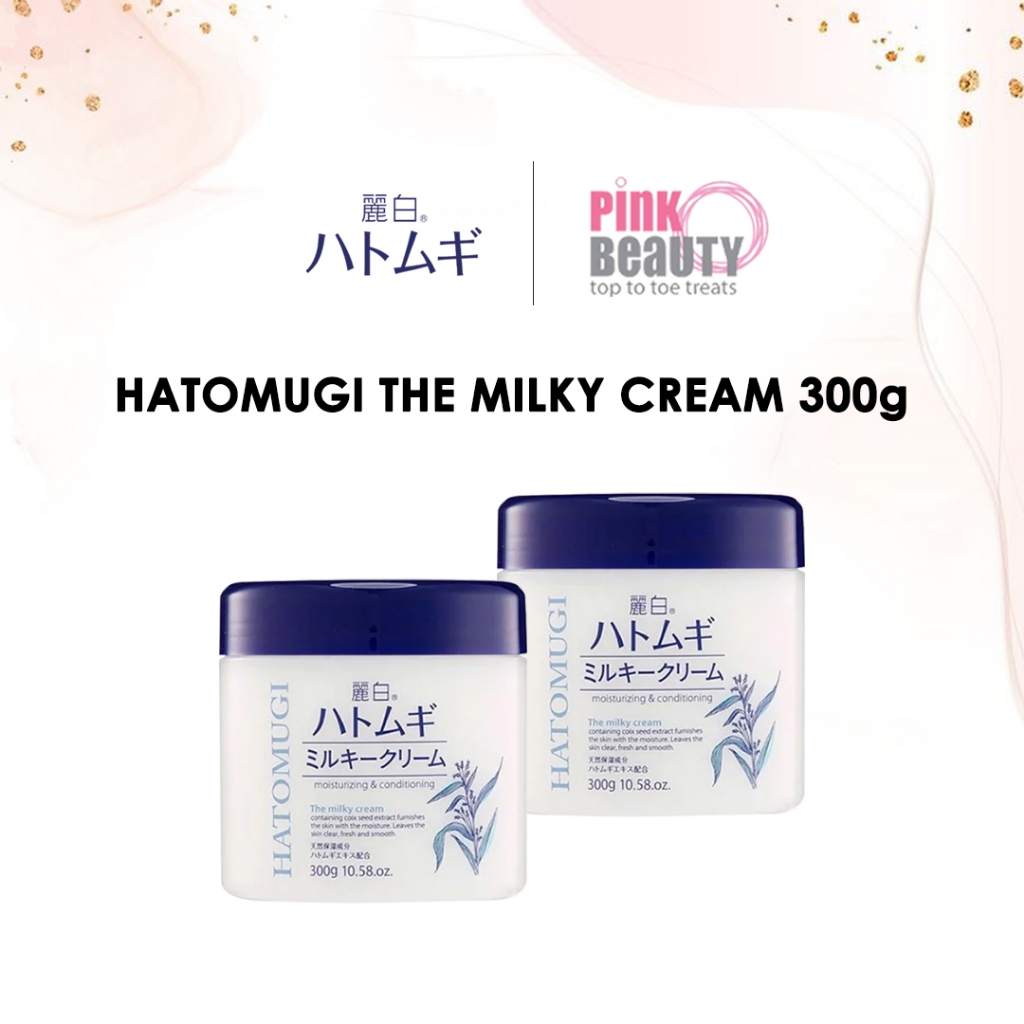 Hatomugi [Value Bundle] Moisturizing & Conditioning The Milky Cream ...