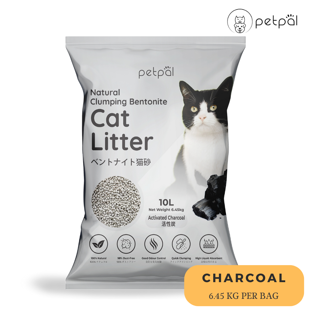 [3 FOR $19.9] PETPAL Low Dust Quick Clump Bentonite Cat Litter (10L | 6 ...