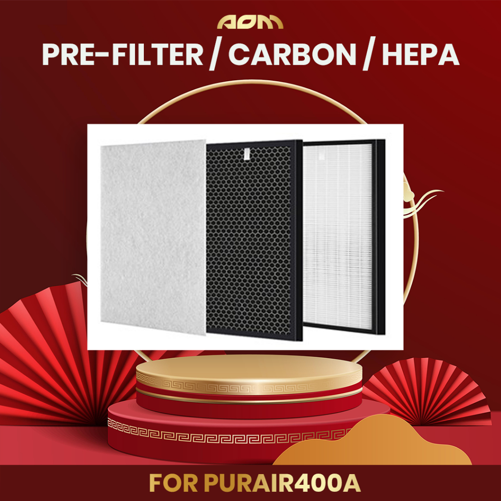 Filters for AAF PurAir400A (Pre-filter, Carbon & HEPA) | Shopee Singapore