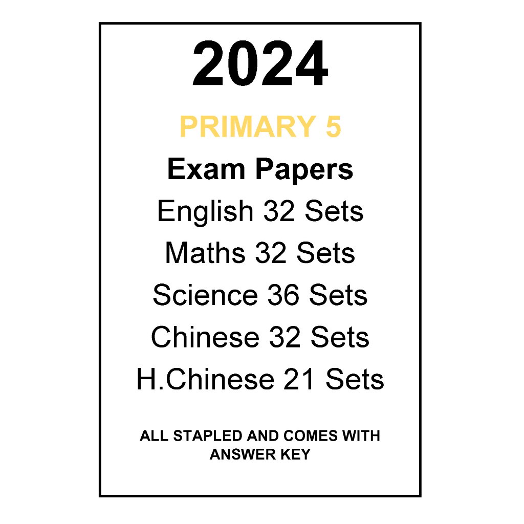 2024 Primary 5 Past Year Papers | Shopee Singapore
