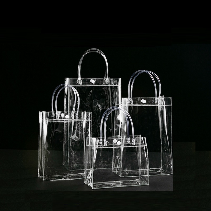 Transparent Clear Gift Bag Plastic Gift PVC Gift Bag Bag Party Goodie ...