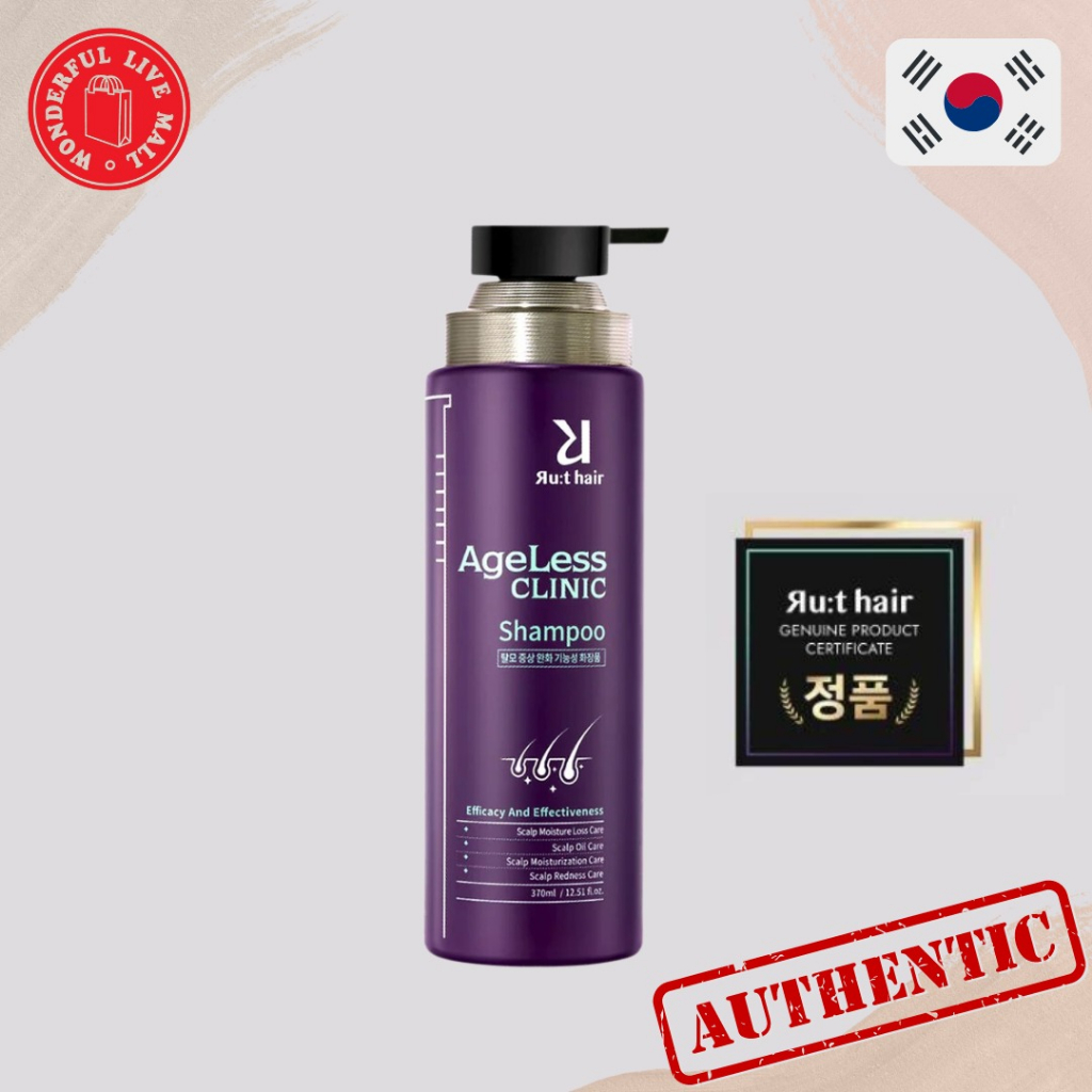 RUT HAIR AGELESS CLINIC SHAMPOO PLUS 370ML | Shopee Singapore