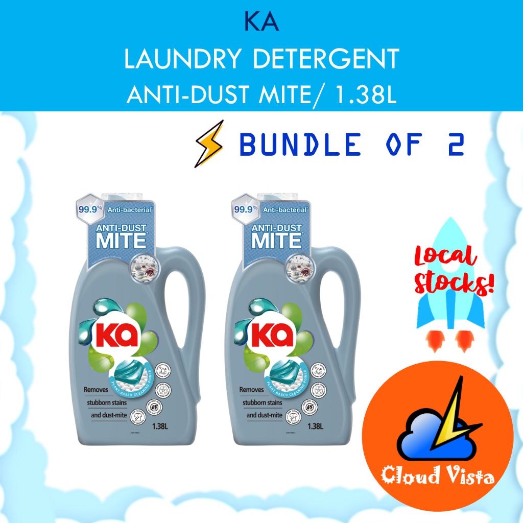 [Bundle of 2] Ka Anti-bacterial Concentrated Laundry Liquid Detergent 1 ...