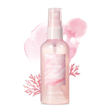 Innisfree Perfumed Body & Hair Mist Pink Sea Coral 100 ml | Shopee ...