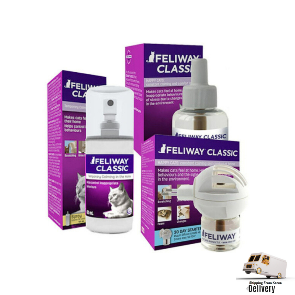 FELIWAY Classic Cat Pheromones Stress Relief Soothing Diffuser 30 Day ...