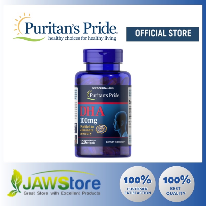 Puritan's Pride DHA 100 mg / 120 Softgels (Expiry date 30 Apr 2025) | Shopee Singapore