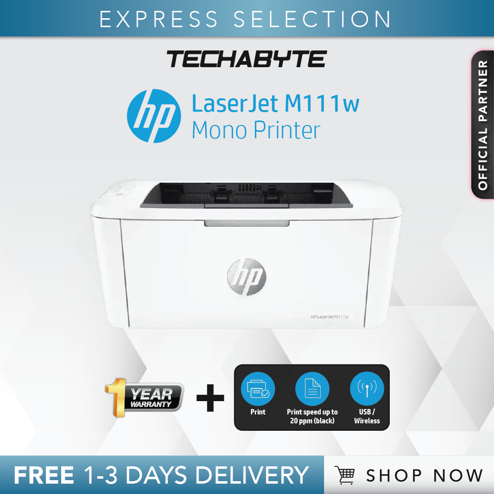 HP LaserJet M111w / MFP M141w | Monochrome Printer ( 7MD68A / 7MD74A ...