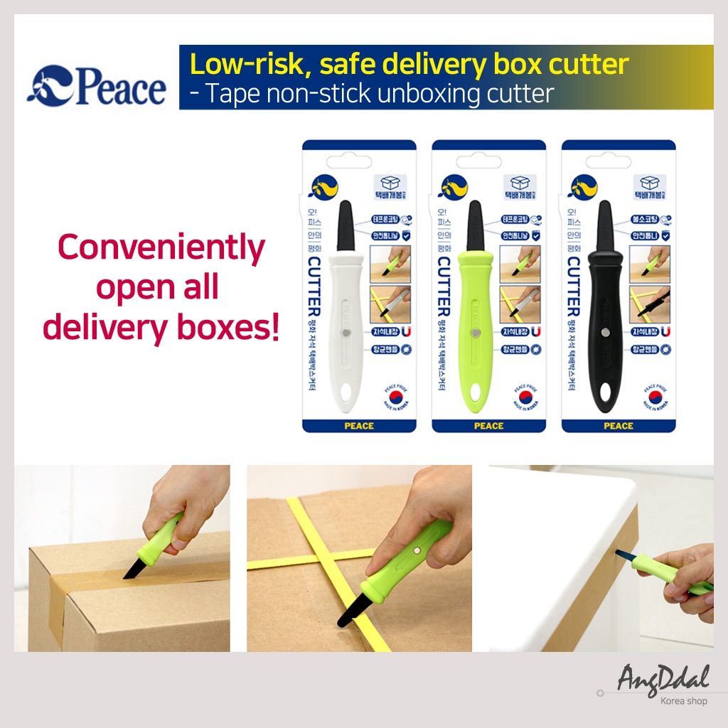 [Peace Korea] Low-risk, safe delivery box cutter / Unboxing cutter ...