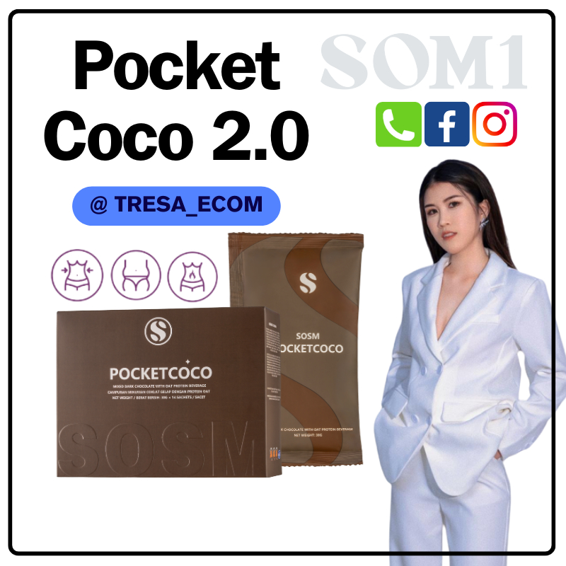 [SOM1] SOSM Pocket Coco 2.0 | Meal Replacement | Shopee Singapore